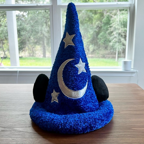 Disney | Accessories | Disney Classic Mickey Wizard Plush Hat | Poshmark